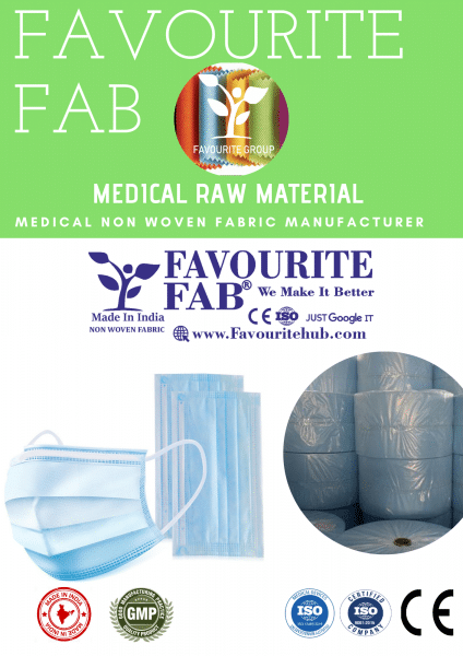 Best Quality Face Mask Raw Material of Non woven Fabric with ISO