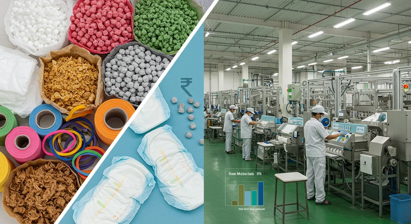 Diaper Manufacturing Costs in India: A Deep Dive into Raw Materials and ...