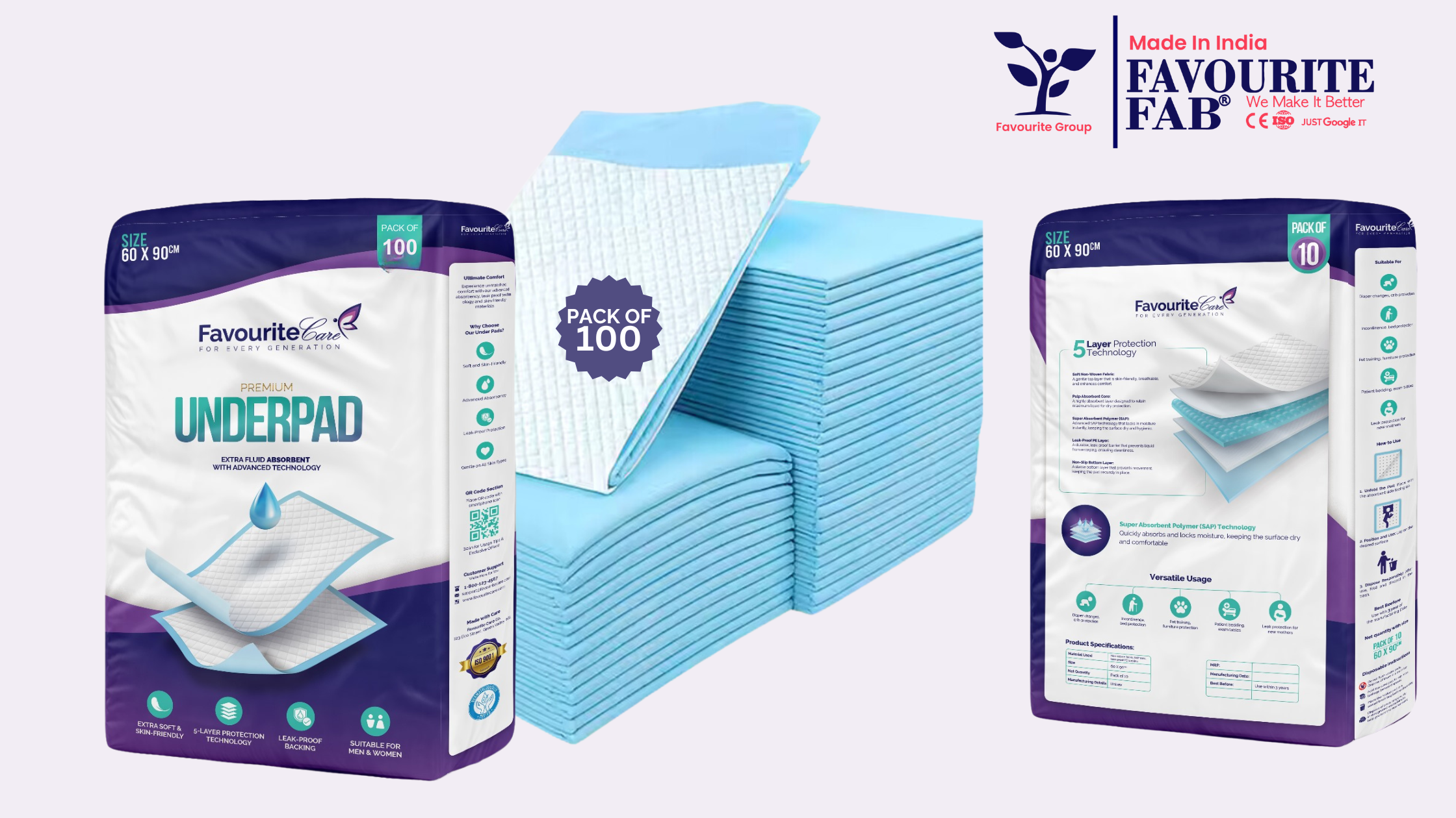 Budget-Friendly Underpads: Quality & Best Price Underpads | Favourite Fab